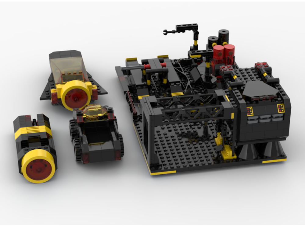 Lego Moc Blacktron Vehicle Workshop By Corydoras Rebrickable Build