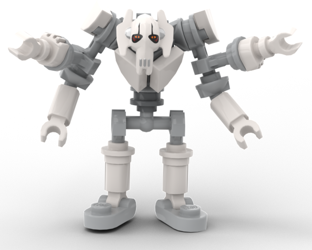 LEGO MOC General Grievous V2 ~(white / 2020v head) by Mstafett | Rebrickable - Build with LEGO