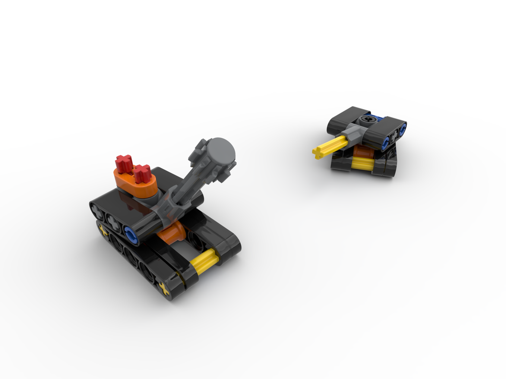 LEGO MOC Tiny tank/artillery by Babylonbuild | Rebrickable - Build with ...