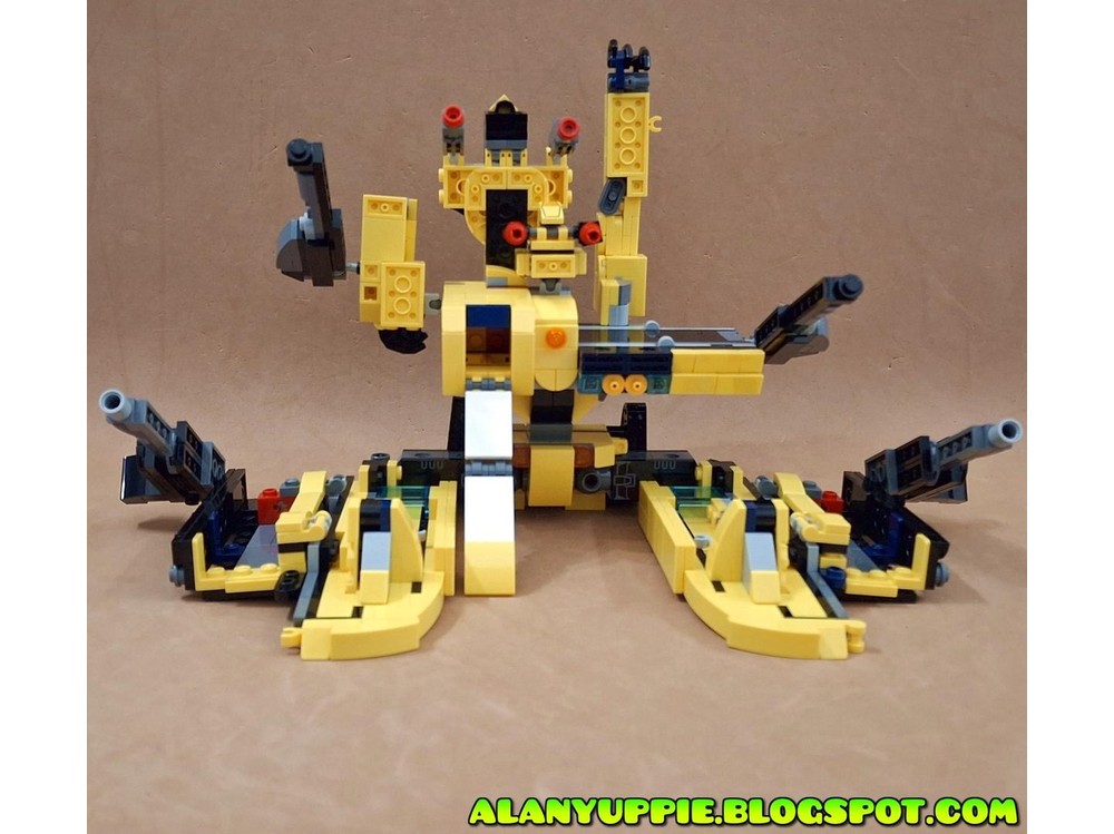 LEGO MOC Transformer Metroplex and Sixgun , alternate built of LEGO ...