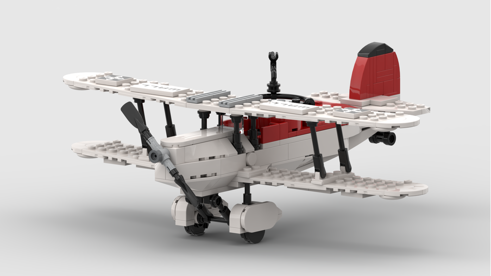 LEGO MOC Mod of 7198 Fighter Plane Attack - Stampe SV.4 by BigJudge ...