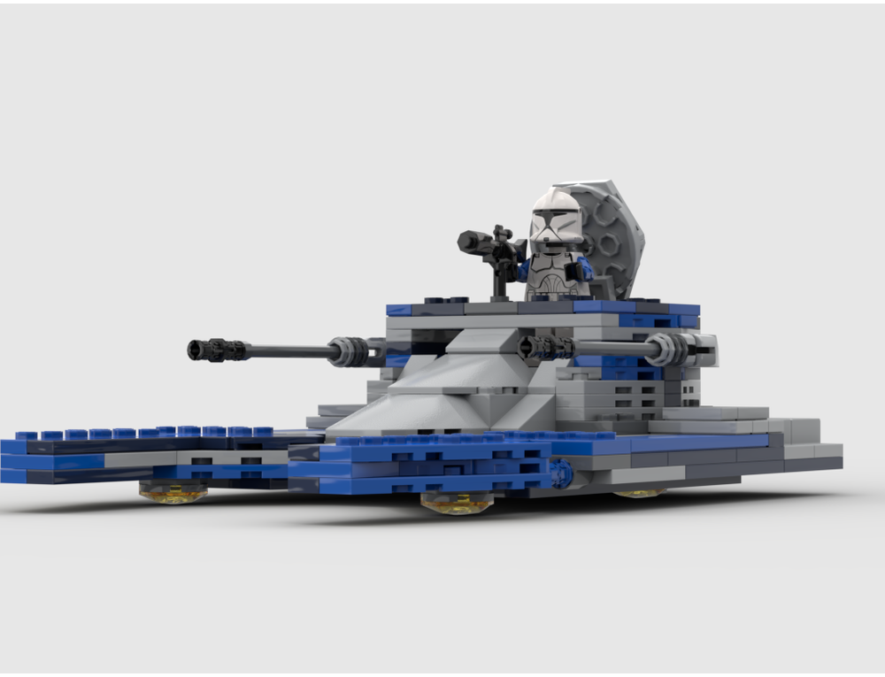 LEGO MOC minifigure scale TX-130 clone tank V2 by blockbuilder117 ...
