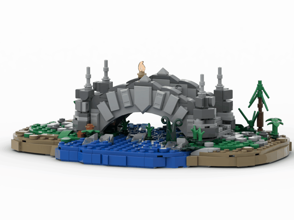 LEGO MOC Bridge by Huebre | Rebrickable - Build with LEGO