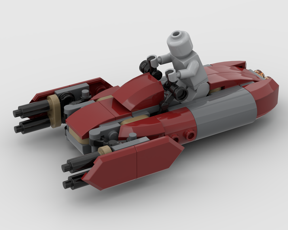 LEGO MOC Mor'Gana 3W Speeder Bike by SilverInc | Rebrickable - Build ...