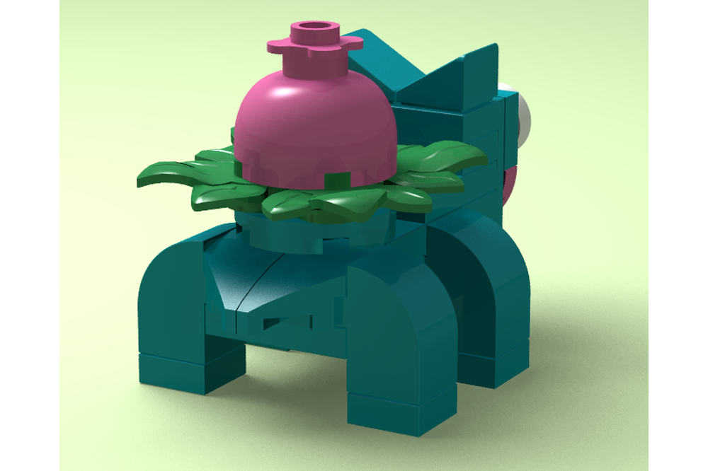 LEGO MOC Ivysaur by ClayBirdBricks | Rebrickable - Build with LEGO