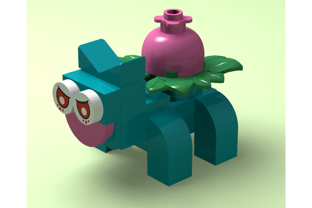 LEGO MOC Ivysaur by ClayBirdBricks | Rebrickable - Build with LEGO
