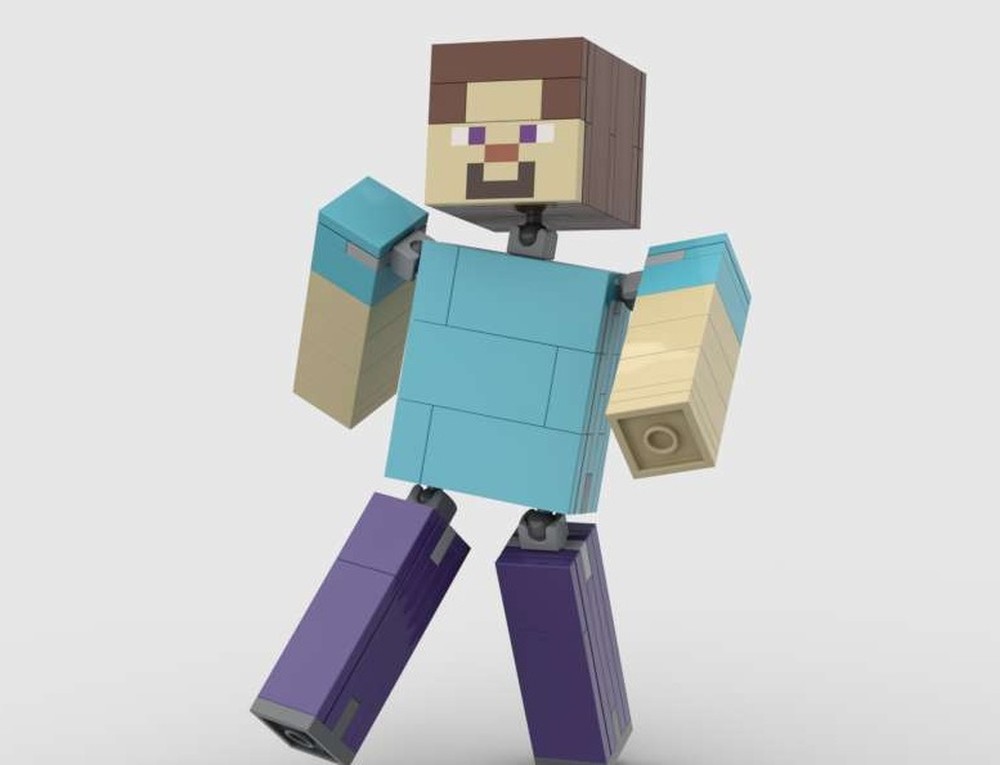 LEGO MOC ball joint Steve mod by moyerpandabuilder | Rebrickable ...