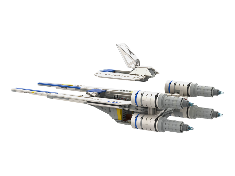 Lego Moc U Wing Mod 2025 By Quarries Workshop Rebrickable Build