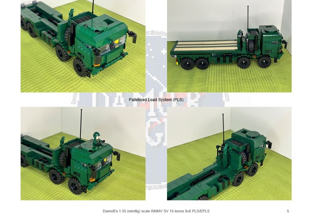 LEGO MOC RMMV HX2 Palletised Load System (PLS) / Enhanced Palletised ...