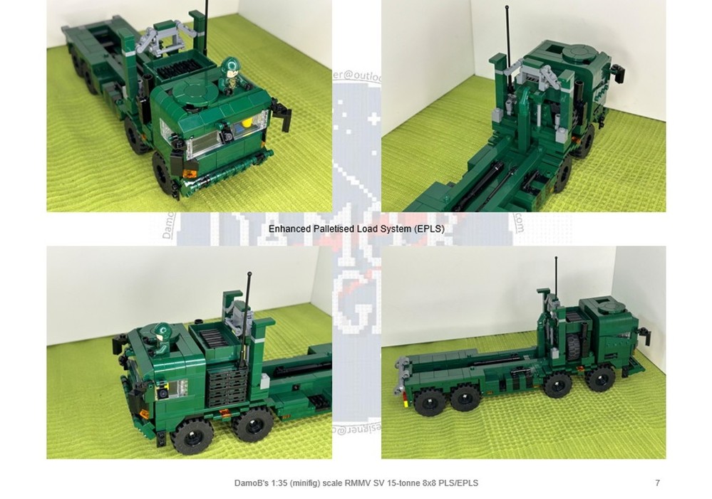 LEGO MOC-219899 RMMV HX2 Palletised Load System (PLS) / Enhanced ...