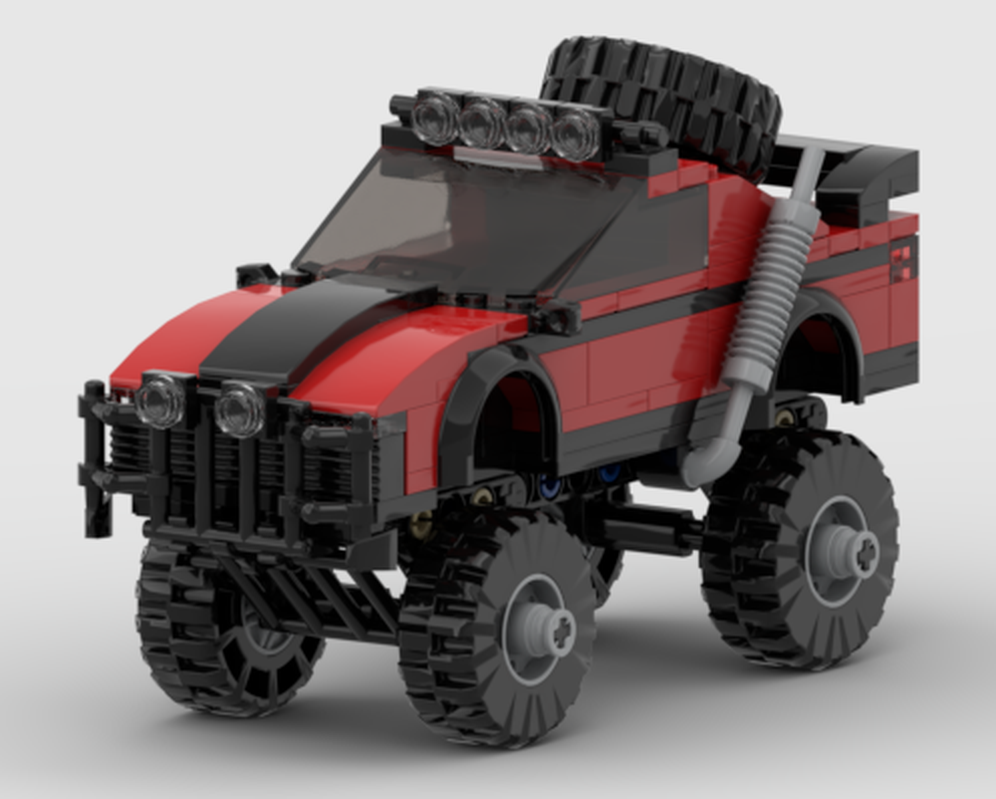 LEGO MOC Muscle Car Offroad Modification by Caroholic | Rebrickable ...