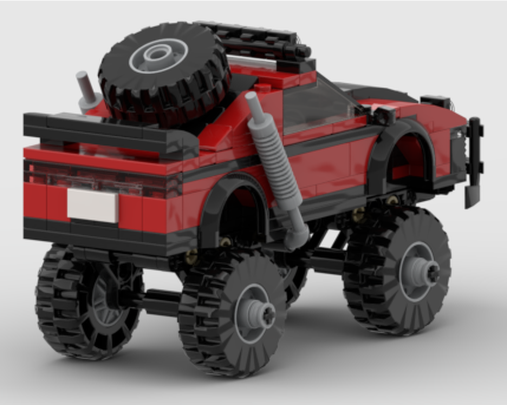 LEGO MOC Muscle Car Offroad Modification by Caroholic | Rebrickable ...