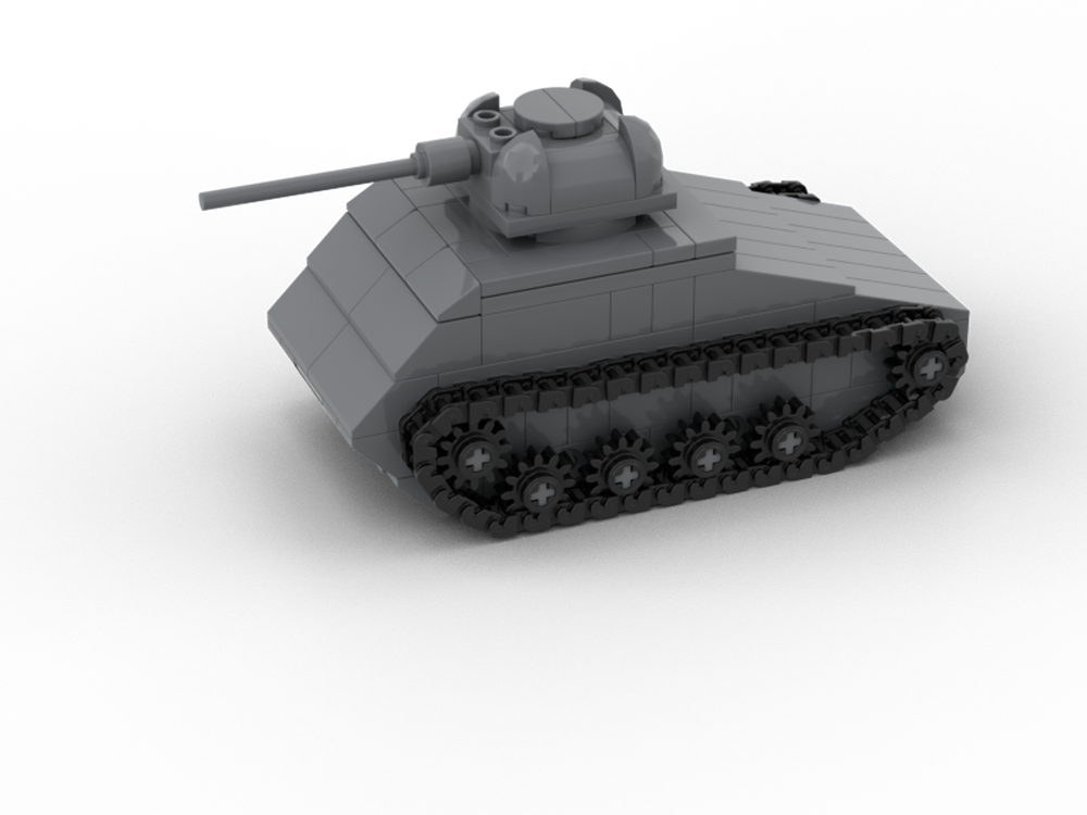 LEGO MOC M4 Sherman tank by gollumofgondor | Rebrickable - Build with LEGO