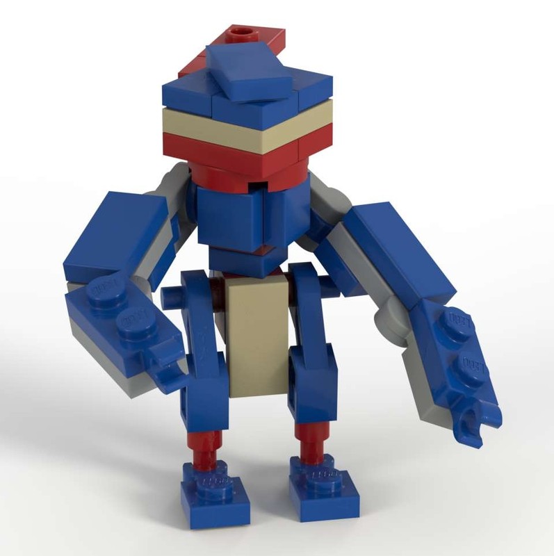 LEGO MOC Greninja - AshGreninja Minifigure Scale by SwordBricks ...