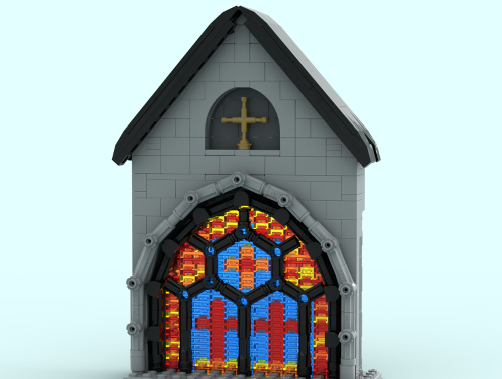 LEGO MOC Gothic Stone Window by Castle_Builder | Rebrickable - Build ...