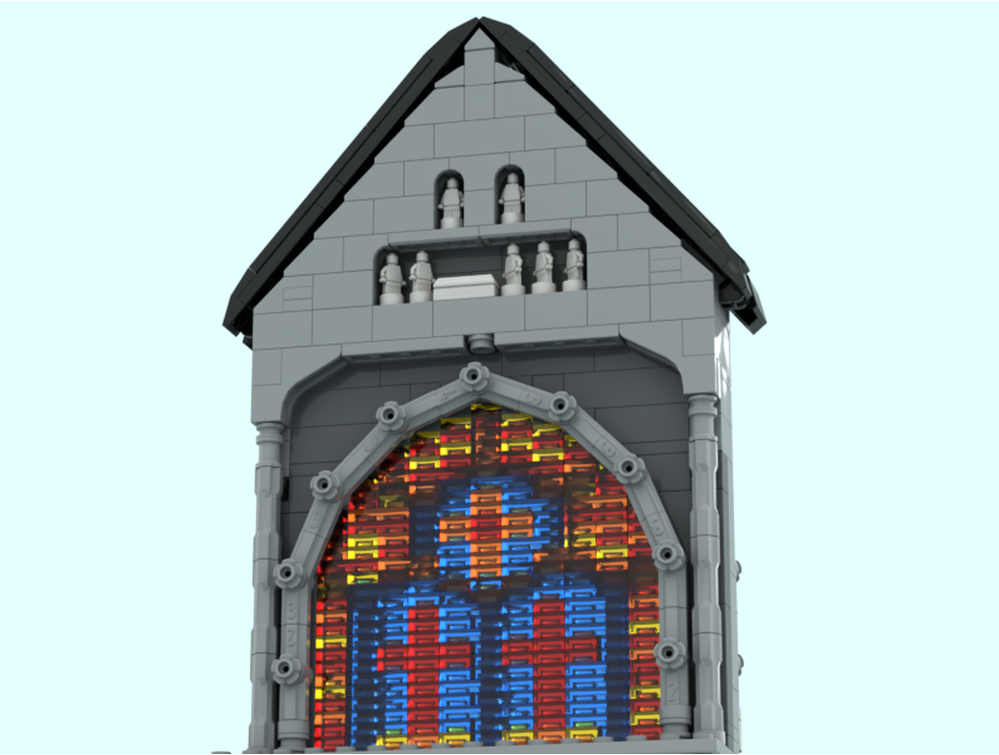 LEGO MOC Gothic Stone Window by Castle_Builder | Rebrickable - Build ...