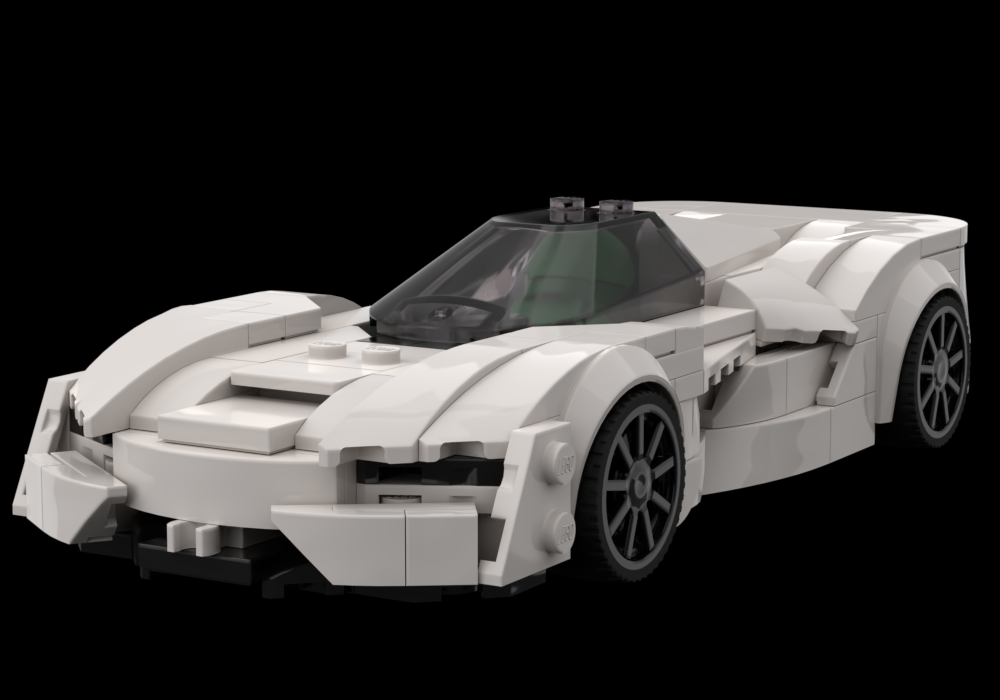 LEGO MOC Dodge SRT Tomahawk VGT (White) by OrchardBuilds | Rebrickable ...