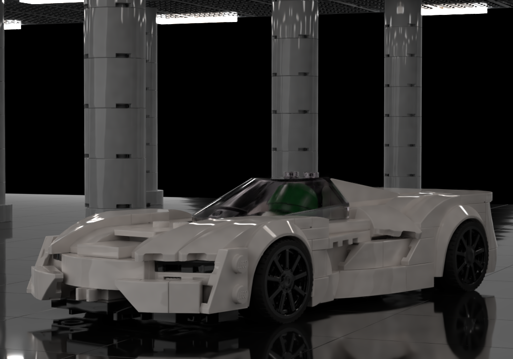 LEGO MOC-219915 Dodge SRT Tomahawk VGT (White) by OrchardBuilds ...