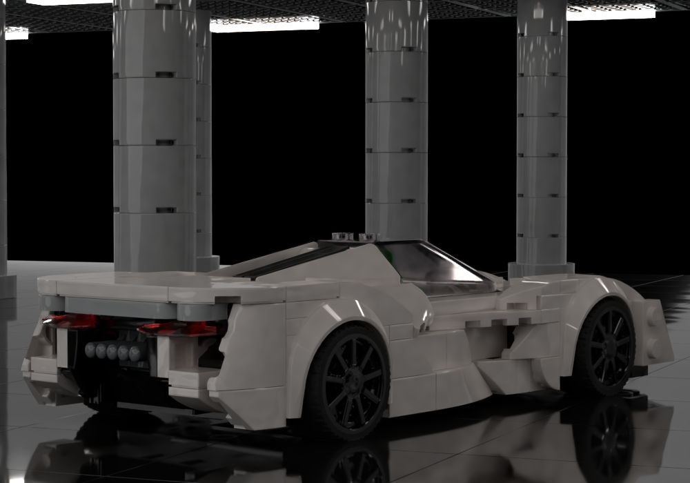 LEGO MOC-219915 Dodge SRT Tomahawk VGT (White) by OrchardBuilds ...