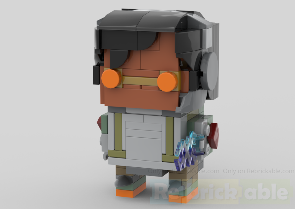 LEGO MOC Amir BrickHead - Warframe by GoldengamerLego | Rebrickable ...