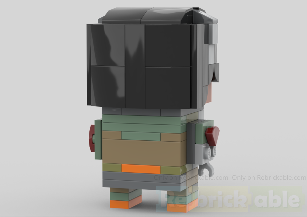 LEGO MOC Amir BrickHead - Warframe by GoldengamerLego | Rebrickable ...