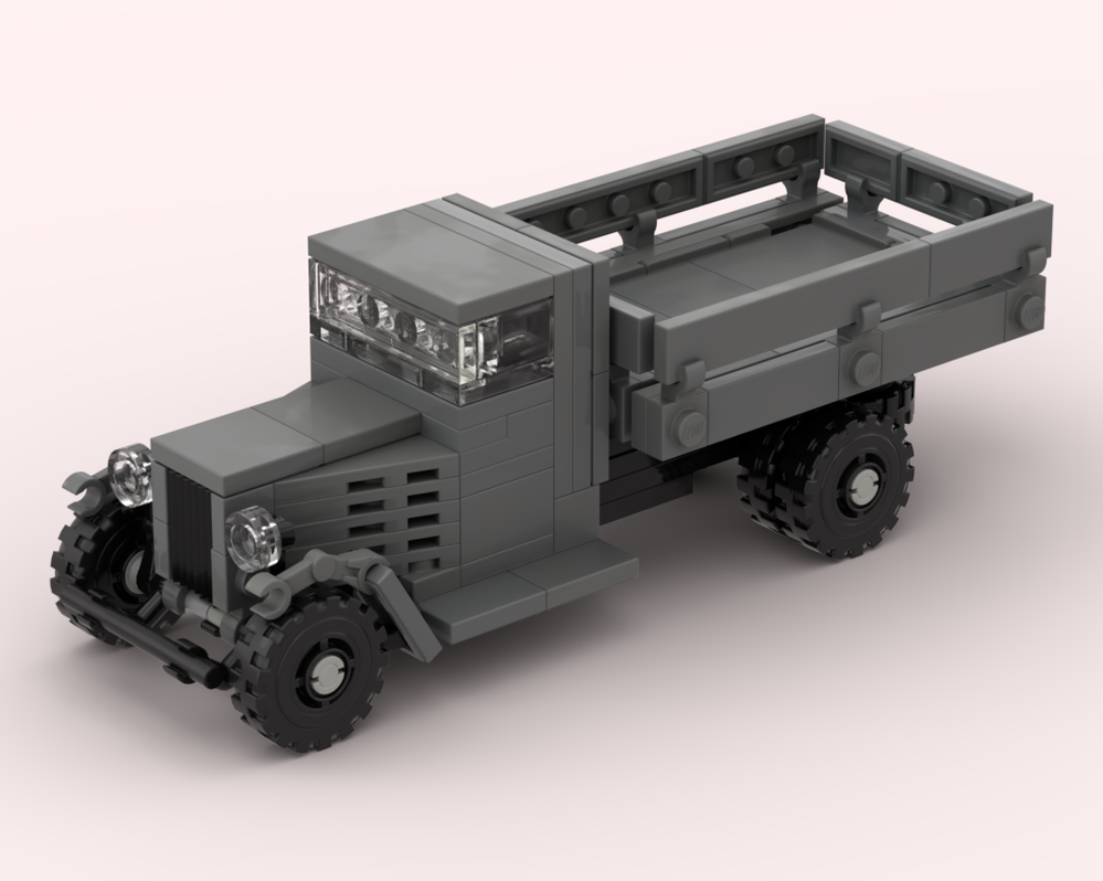 LEGO MOC LEGO ww2 ZIS-5 soviet truck 1:45 scale by Romainww2 ...