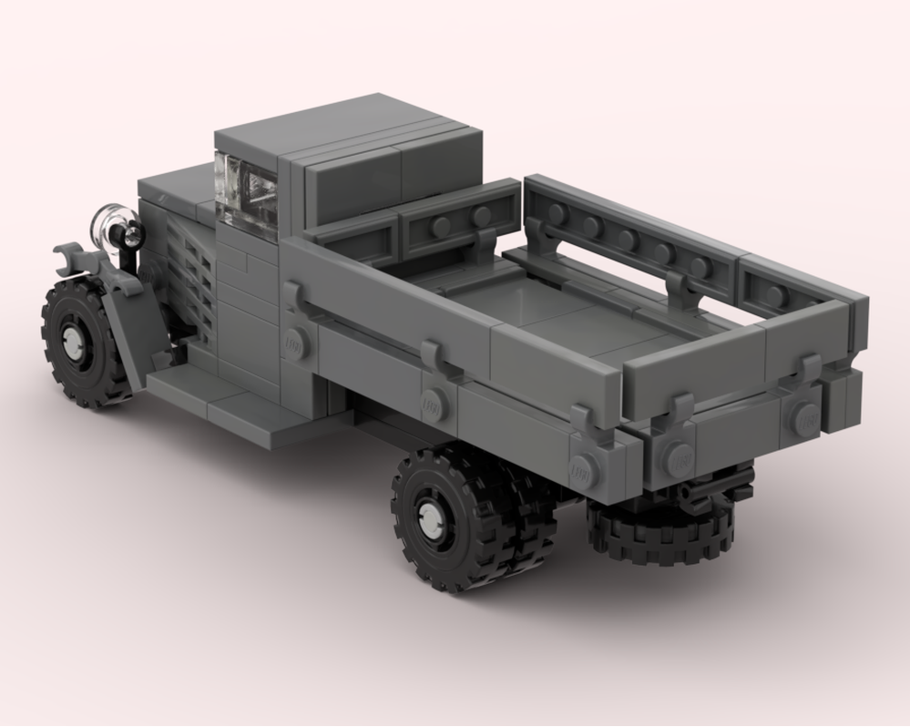 LEGO MOC-219925 LEGO ww2 ZIS-5 soviet truck 1:45 scale by Romainww2 ...