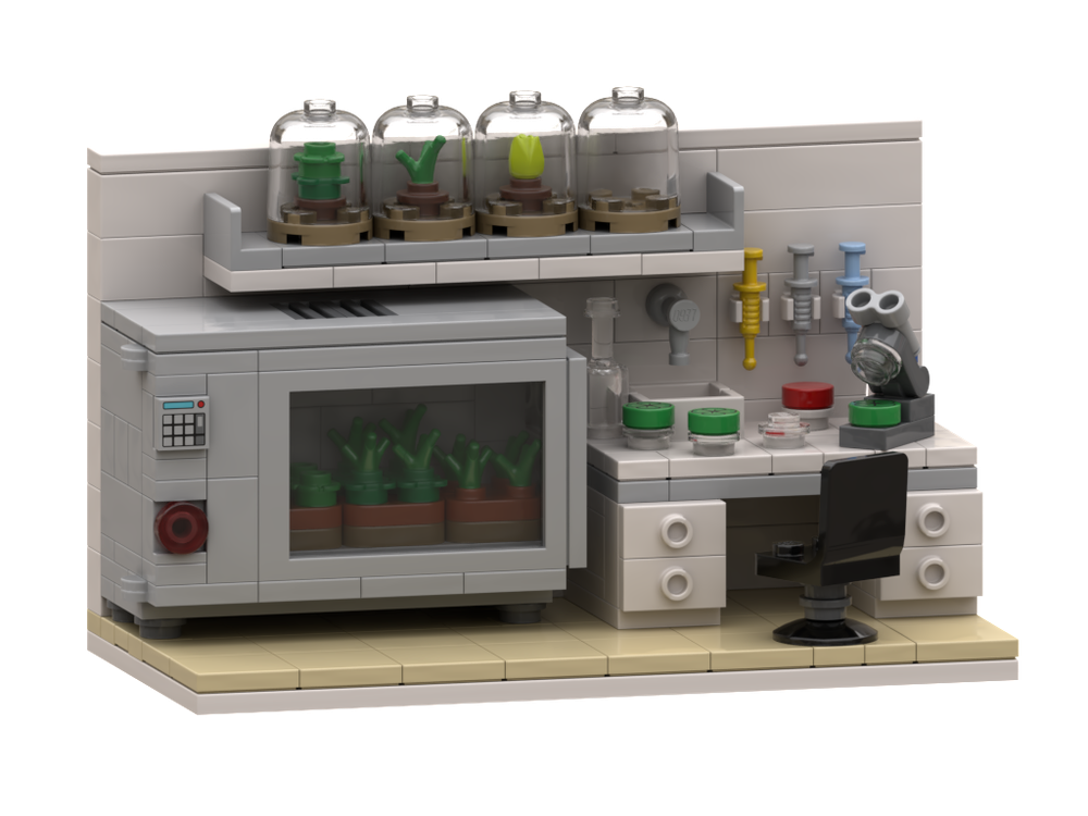 LEGO MOC Botany Laboratory by Alquimia | Rebrickable - Build with LEGO