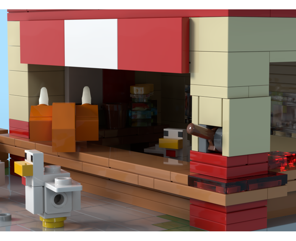 LEGO MOC Lava chicken from the mincraft movie by grosnoob51 ...