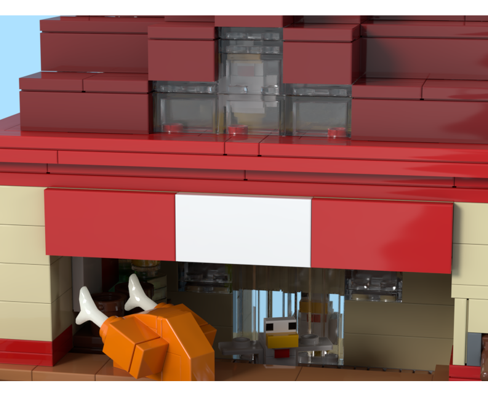 LEGO MOC Lava chicken from the mincraft movie by grosnoob51 ...