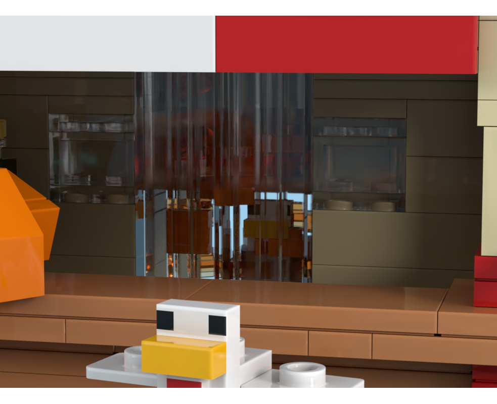 LEGO MOC Lava chicken from the mincraft movie by grosnoob51 ...