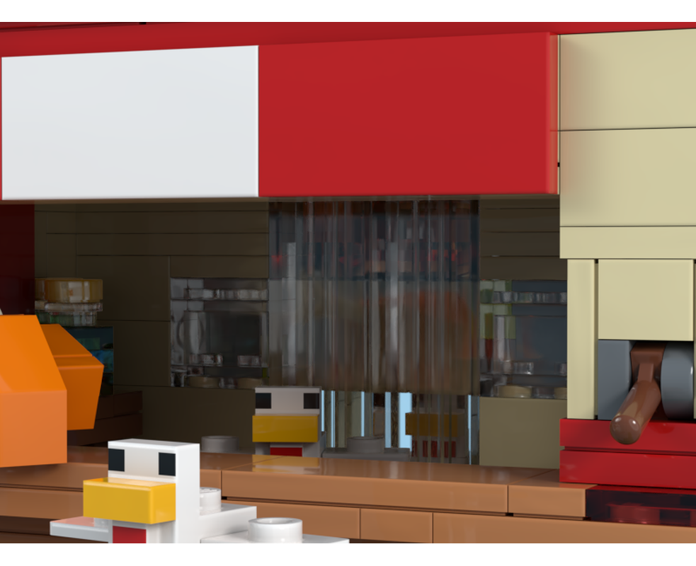 LEGO MOC Lava chicken from the mincraft movie by grosnoob51 ...