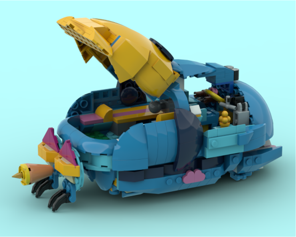 LEGO MOC-219969 43249 Stitchmarine by Legoivo | Rebrickable - Build ...