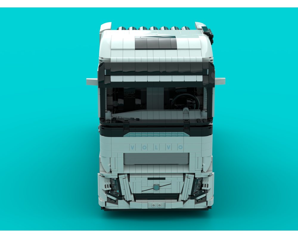 LEGO MOC Volvo FH16 8x4 Tractor by LingKong | Rebrickable - Build with LEGO