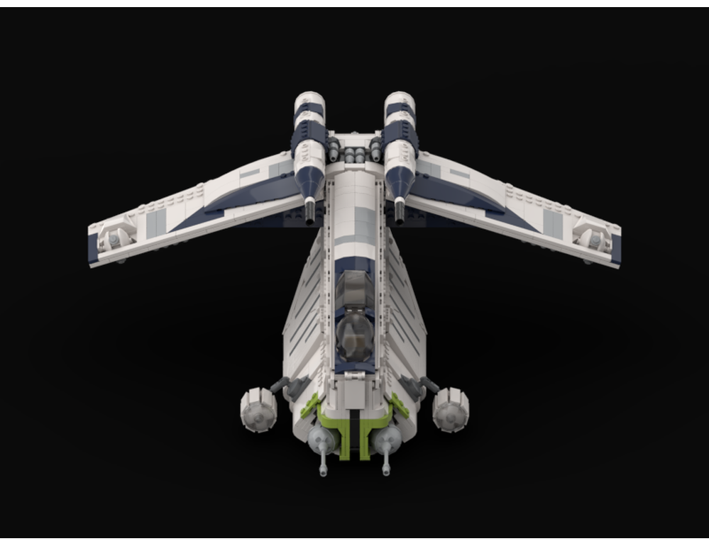LEGO MOC LAAT Wolfpack gunship by thelegowolfpack | Rebrickable - Build ...