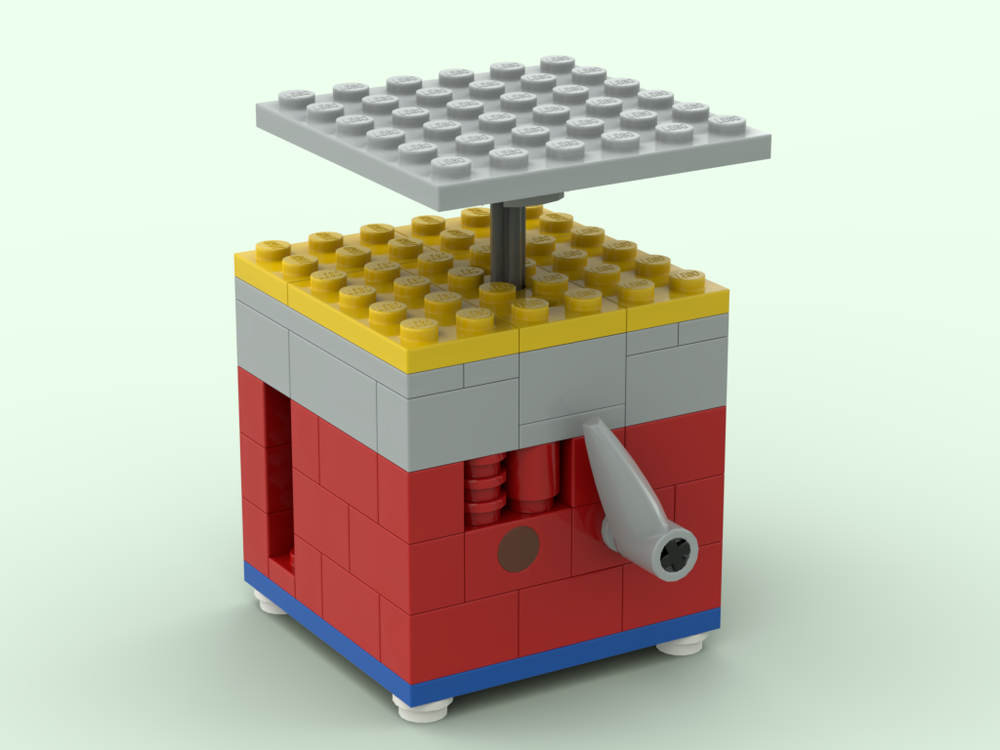 LEGO MOC Mini Weighing Scale by Gravibrick | Rebrickable - Build with LEGO