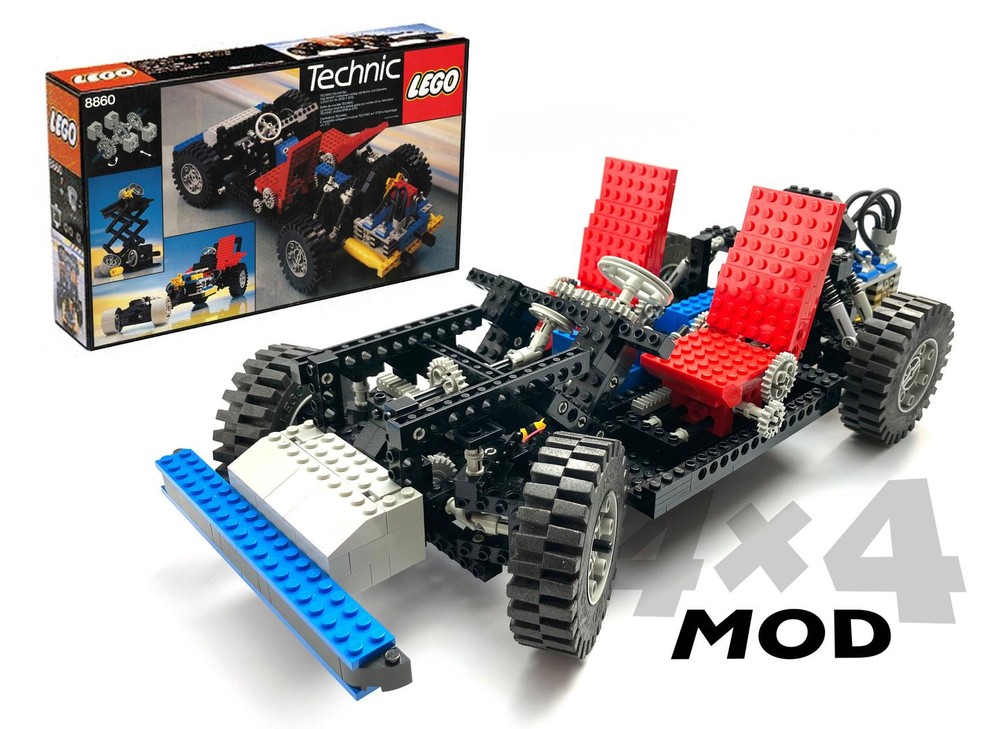 LEGO MOC 8860 4x4 Four Wheel Drive (MOD) by inidatti | Rebrickable ...