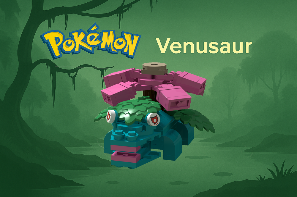 LEGO MOC Venusaur Mini by ClayBirdBricks | Rebrickable - Build with LEGO