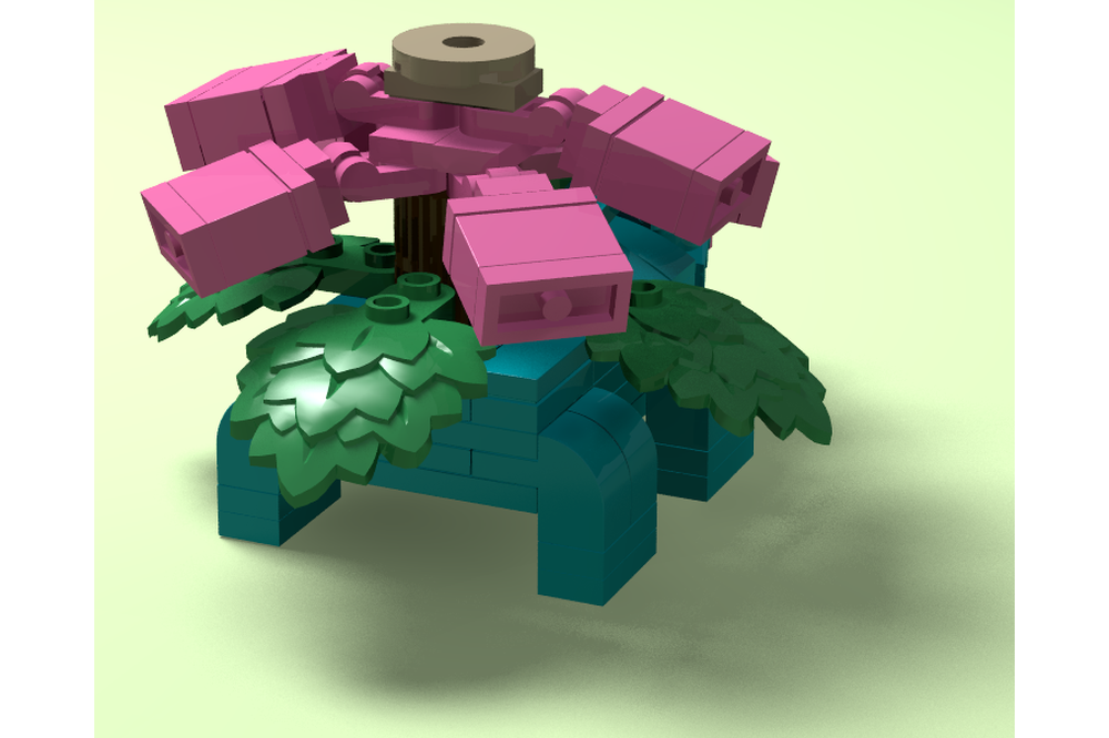 LEGO MOC Venusaur Mini by ClayBirdBricks | Rebrickable - Build with LEGO