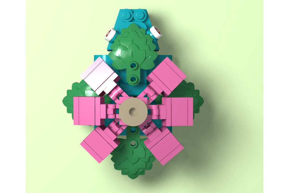 LEGO MOC Venusaur Mini by ClayBirdBricks | Rebrickable - Build with LEGO