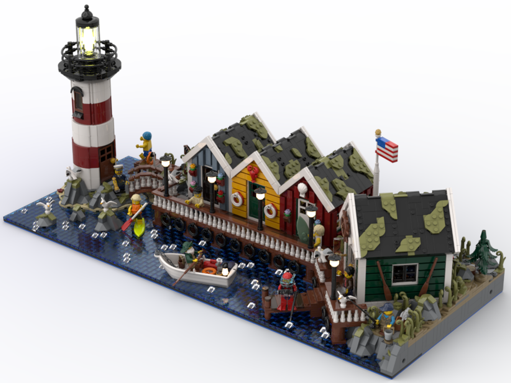 LEGO MOC-220004 Coast Town Diorama by Brick Kaiser | Rebrickable ...