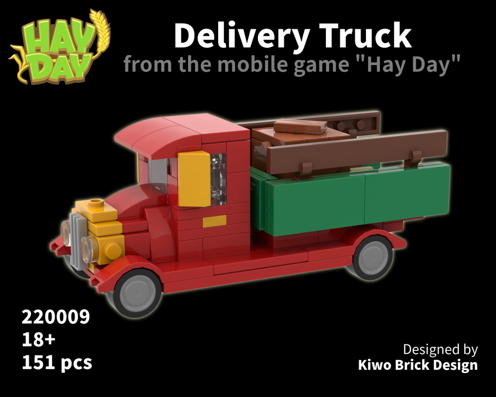 LEGO MOC Hay Day: Delivery Truck by Kiwo Brick Design | Rebrickable ...