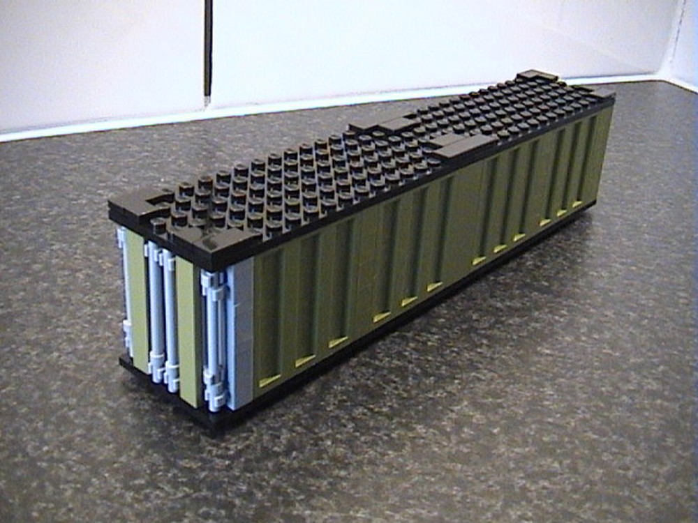LEGO MOC 40ft Container by Lucky-Ramses | Rebrickable - Build with LEGO