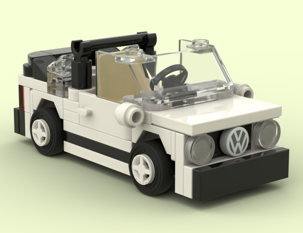 LEGO MOC Volkswagen golf mk1 cabrio by MecGarage99 | Rebrickable ...