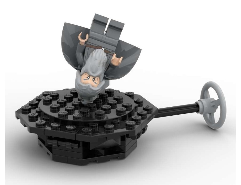 LEGO MOC Spinning Gandalf (Modification of the 10237 Tower of Orthanc ...
