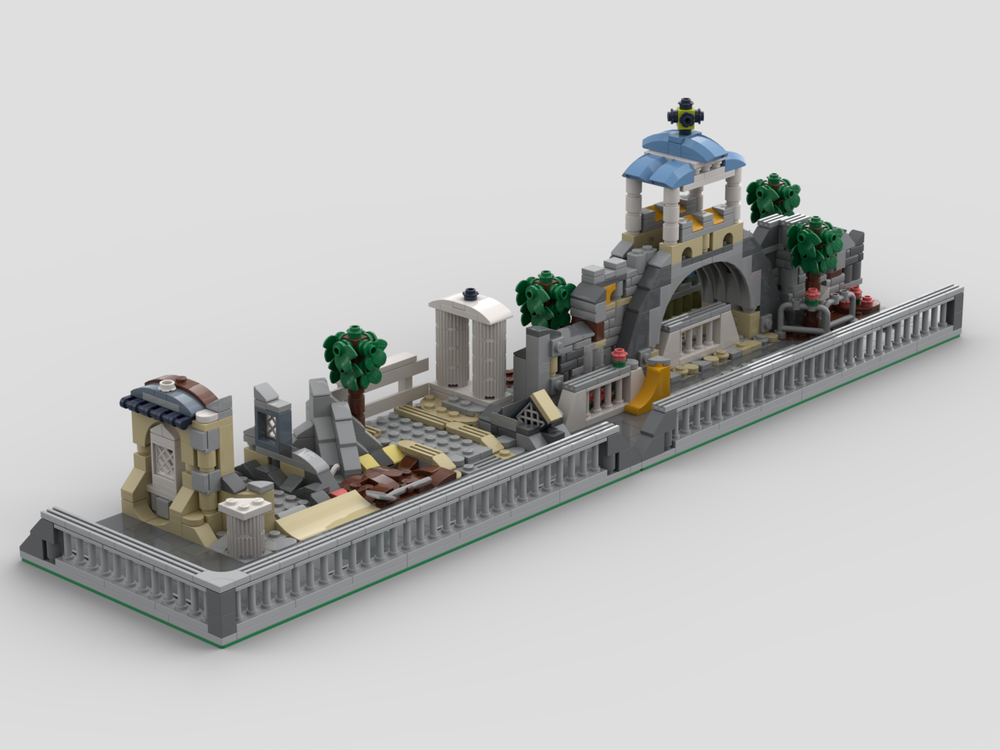 LEGO MOC Modular Ancient Ruins 2 by BrickAndBuildsI | Rebrickable ...