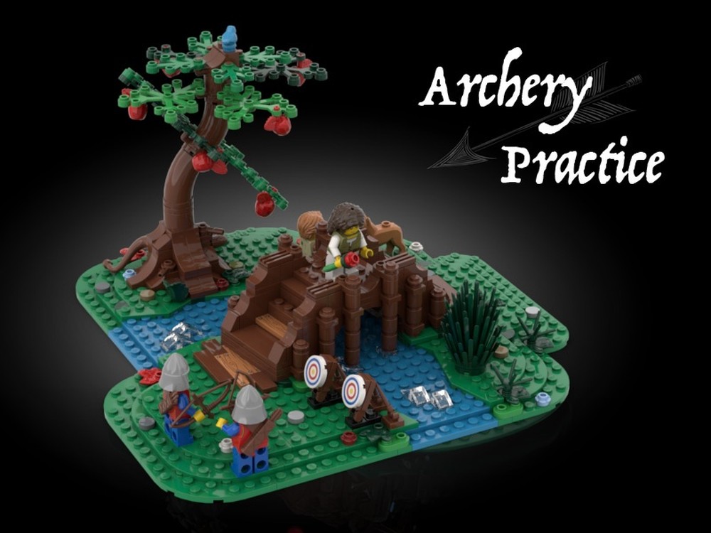 LEGO MOC Archery Practice by Mikey_Brickalloti | Rebrickable - Build ...