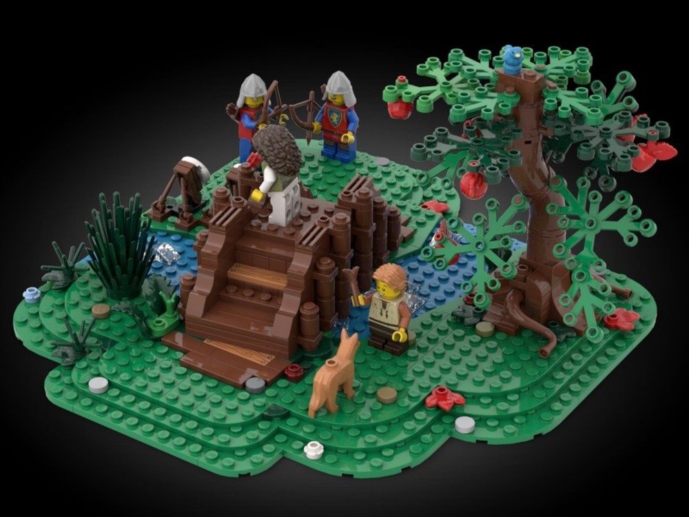 LEGO MOC Archery Practice by Mikey_Brickalloti | Rebrickable - Build ...