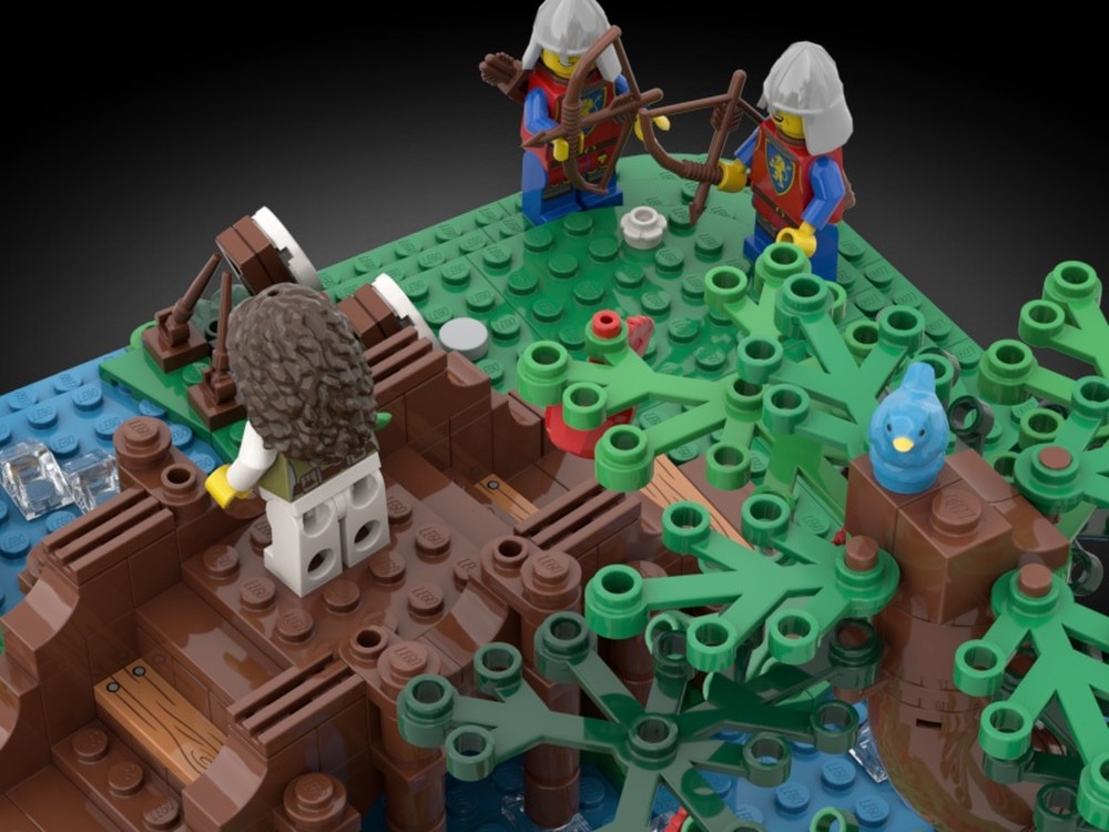 LEGO MOC Archery Practice by Mikey_Brickalloti | Rebrickable - Build ...