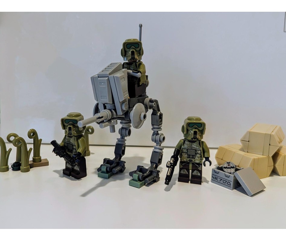 LEGO MOC ROTS AT-RT (41st Elite Corps) Minifig Scale by Hessbricks ...